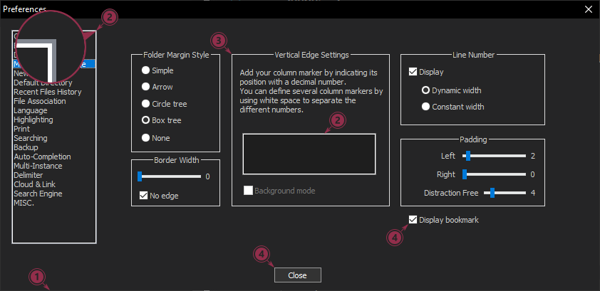 Settings for additional borders · Issue #11376 · notepad-plus-plus ...