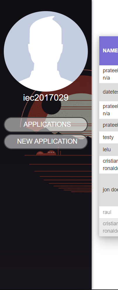 Remove background image from sidenav in student dashboard and implement new buttons(on sidenav ...