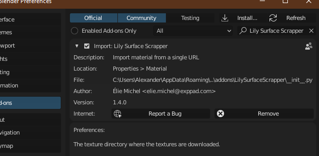 Wrong version number? · Issue #109 · eliemichel/LilySurfaceScraper · GitHub