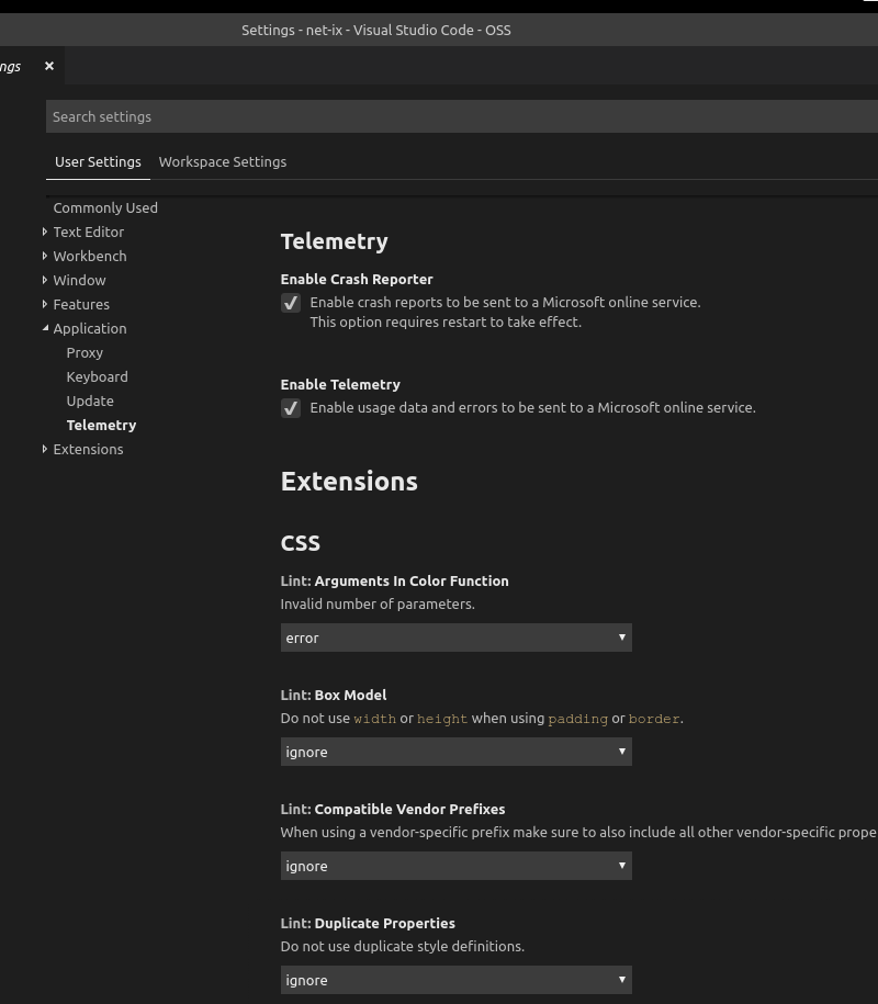 New installation has Telemetry (presumably) on in settings menu · Issue #35 · flathub/com ...