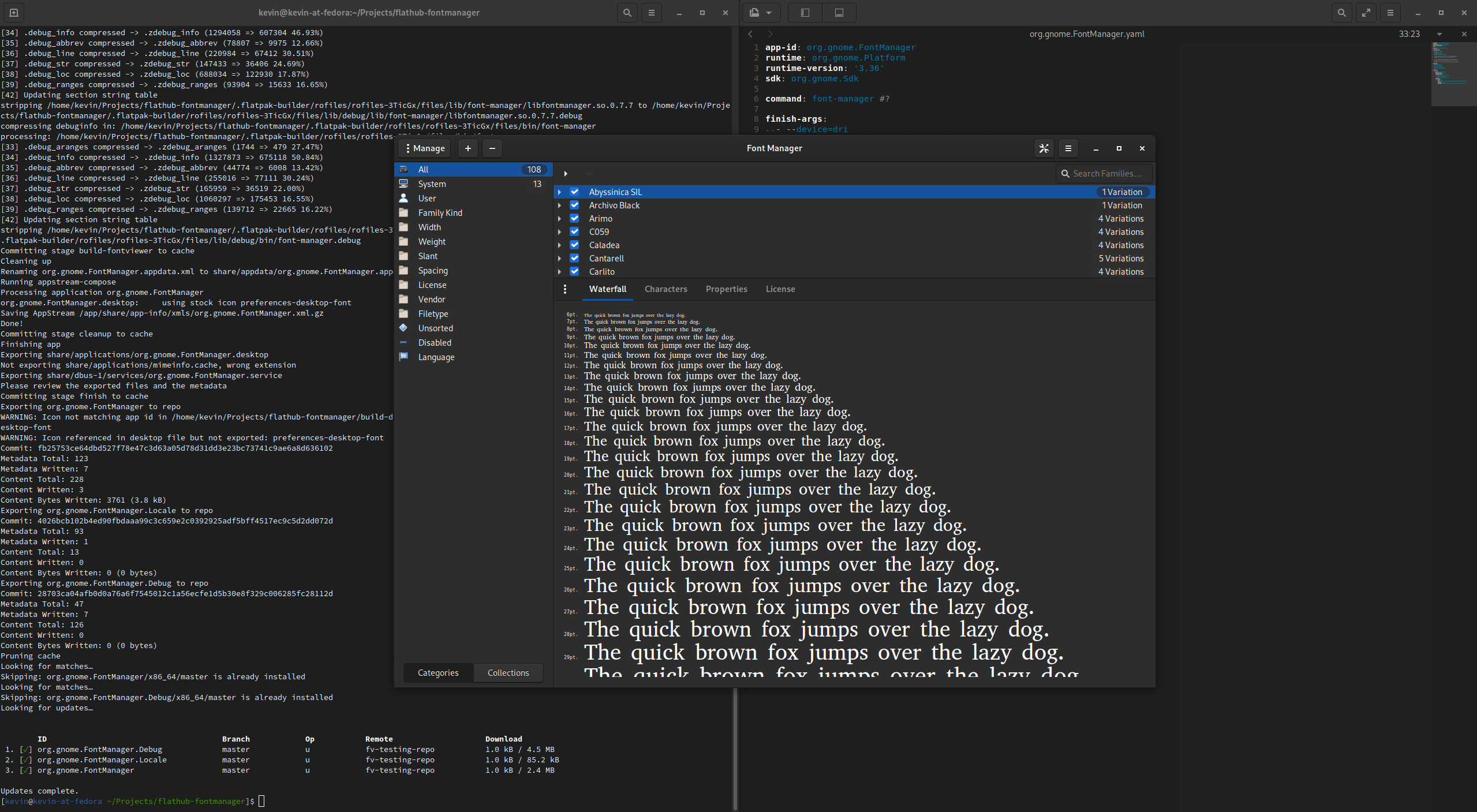 Flatpak Jazz grap-bag of related issues · Issue #122 · FontManager/font-manager · GitHub