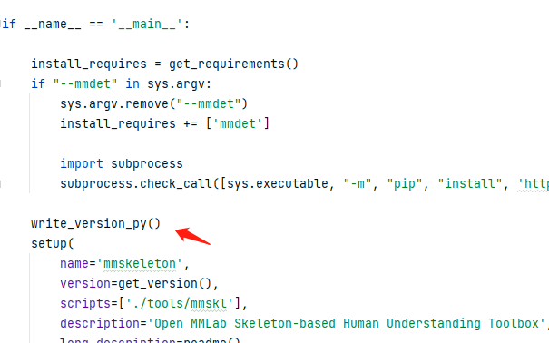 ModuleNotFoundError: No module named 'mmskeleton.version'?why I can not find version?Thanks ...