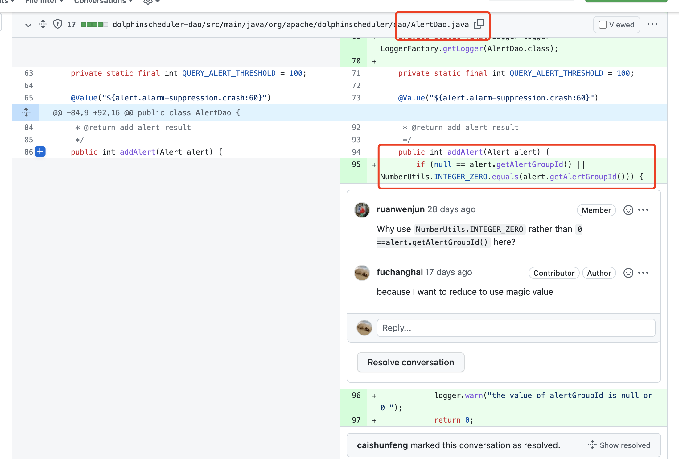 [Bug] [service] save warningGroupId which not exist · Issue #11824 · apache/dolphinscheduler ...