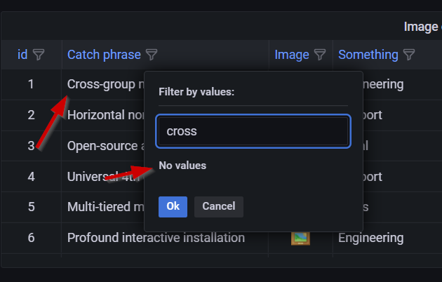 Column filter not case-insensitive · Issue #39283 · grafana/grafana · GitHub
