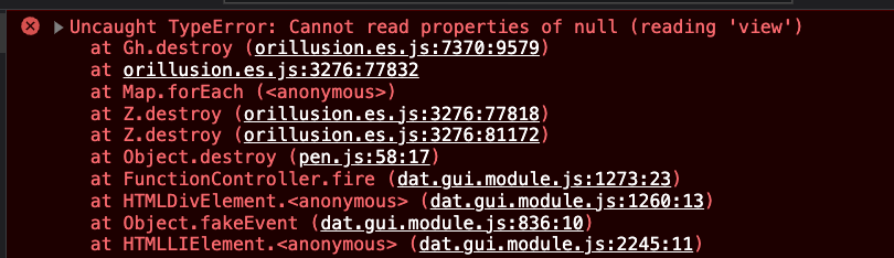 [BUG]: destroy error with collider on pixel picker · Issue #152 · Orillusion/orillusion · GitHub