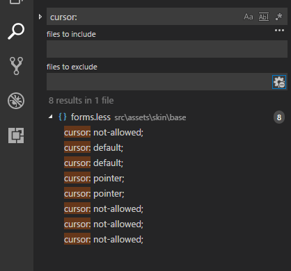 Search works only in opened or recently opened files · Issue #41336 ...