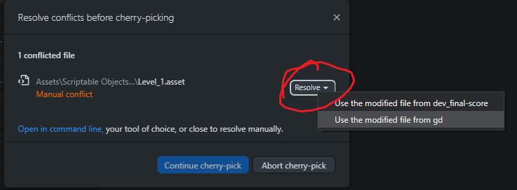 Disable auto switching to manual merge conflict resolving · Issue #12603 · desktop/desktop · GitHub