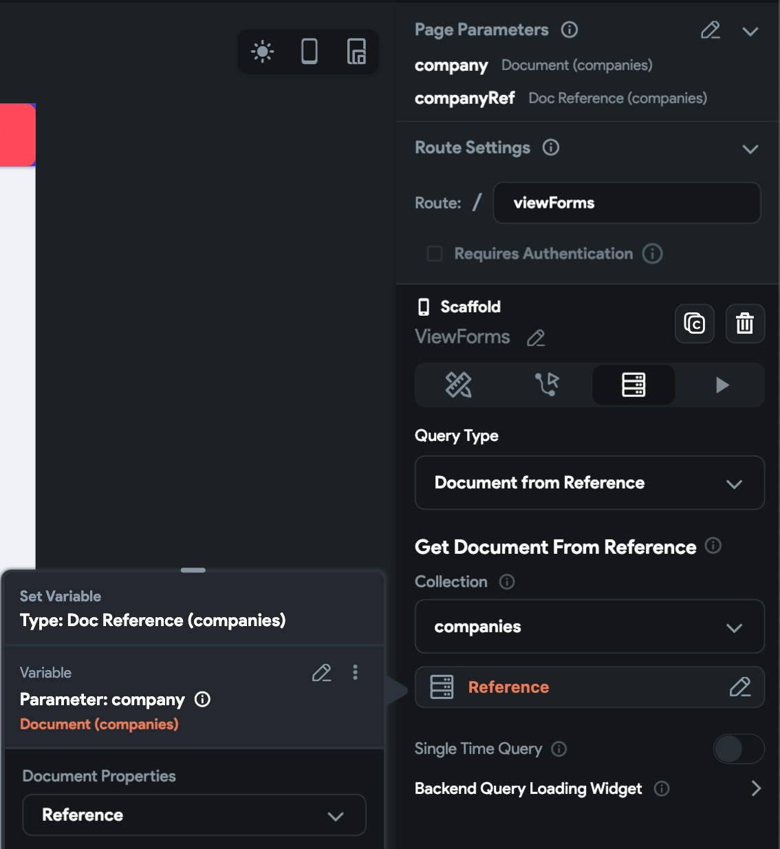 Loading a Document from a passed Reference is broken · Issue #25 · FlutterFlow/flutterflow ...