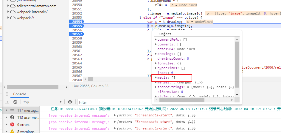 [BUG] it report Cannot read property 'name' of undefined while i try to copy a sheet with image ...