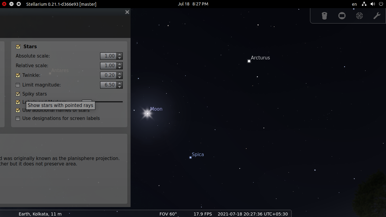 Spiky Moon's halo · Issue #1805 · Stellarium/stellarium · GitHub