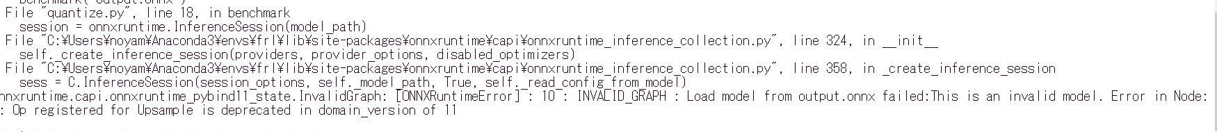 Error in Node: : Op registered for Upsample is deprecated in domain_version of 11 · Issue #9197 ...