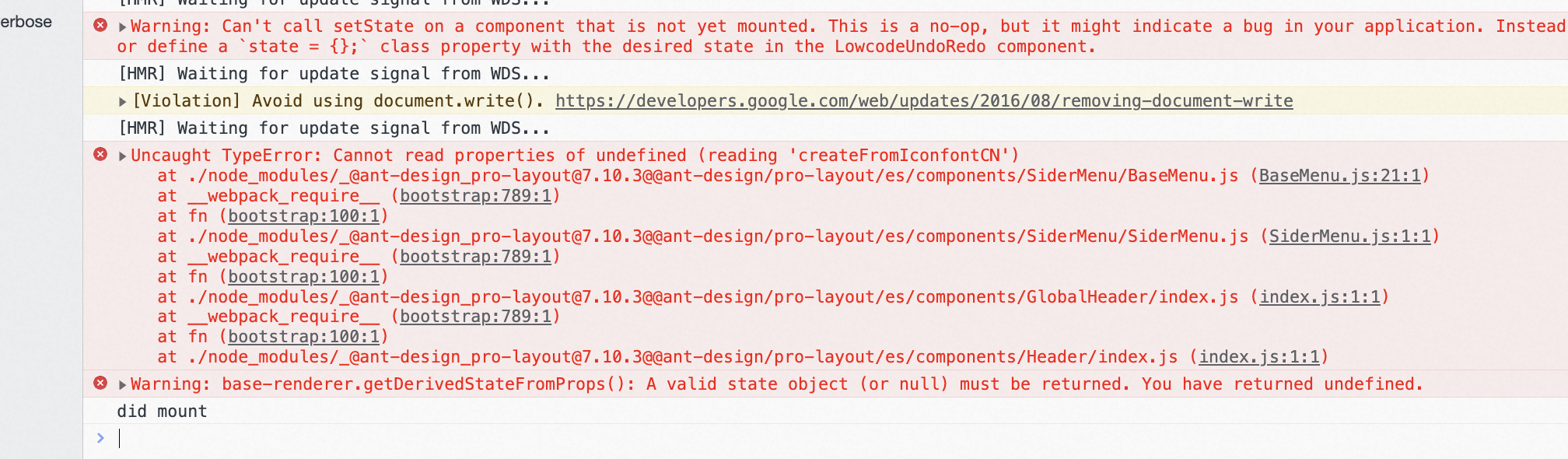 物料包新增组件，组件报错：Component Not found · Issue #1839 · alibaba/lowcode-engine · GitHub