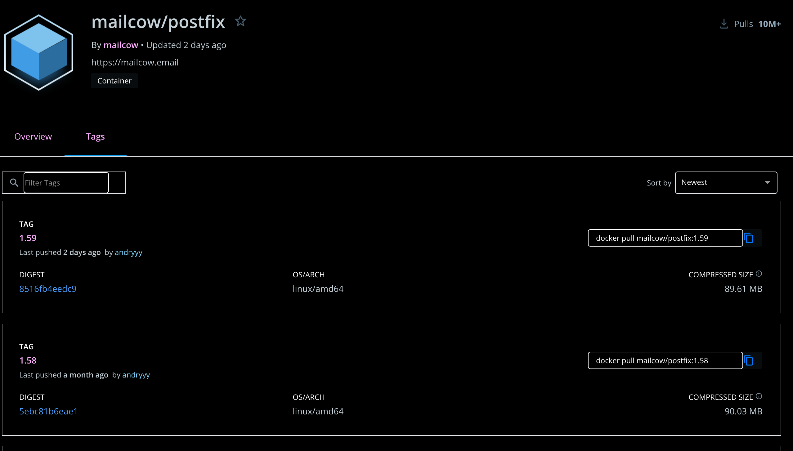 Incorrect parsing in docker hub · Issue #6914 · DIYgod/RSSHub · GitHub