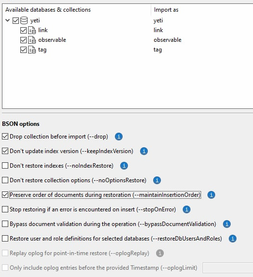 Instance migration (mongo) issue · Issue #735 · yeti-platform/yeti · GitHub