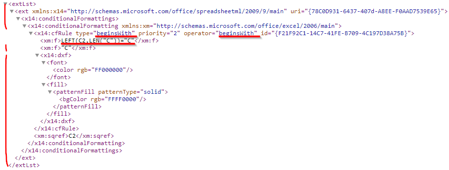 Conditional Formatting for Cells that "Begin With" a certain string · Issue #783 · abap2xlsx ...