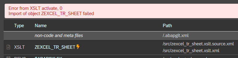 Error From Xslt Activate 0 · Issue 5001 · Abapgitabapgit · Github