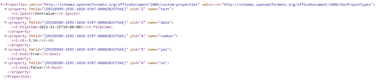 Add custom properties to Excel file · Issue #613 · abap2xlsx/abap2xlsx · GitHub