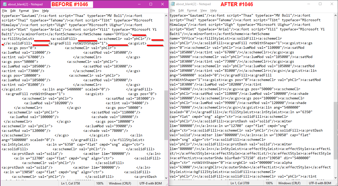 Harmless regressions detected by ZDEMO_EXCEL_CHECKER · Issue #1108 · abap2xlsx/abap2xlsx · GitHub