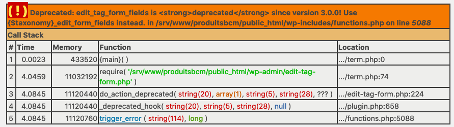 edit_category_form_fields is deprecated since version 3.0.0! · Issue #115 · aamplugin/advanced ...