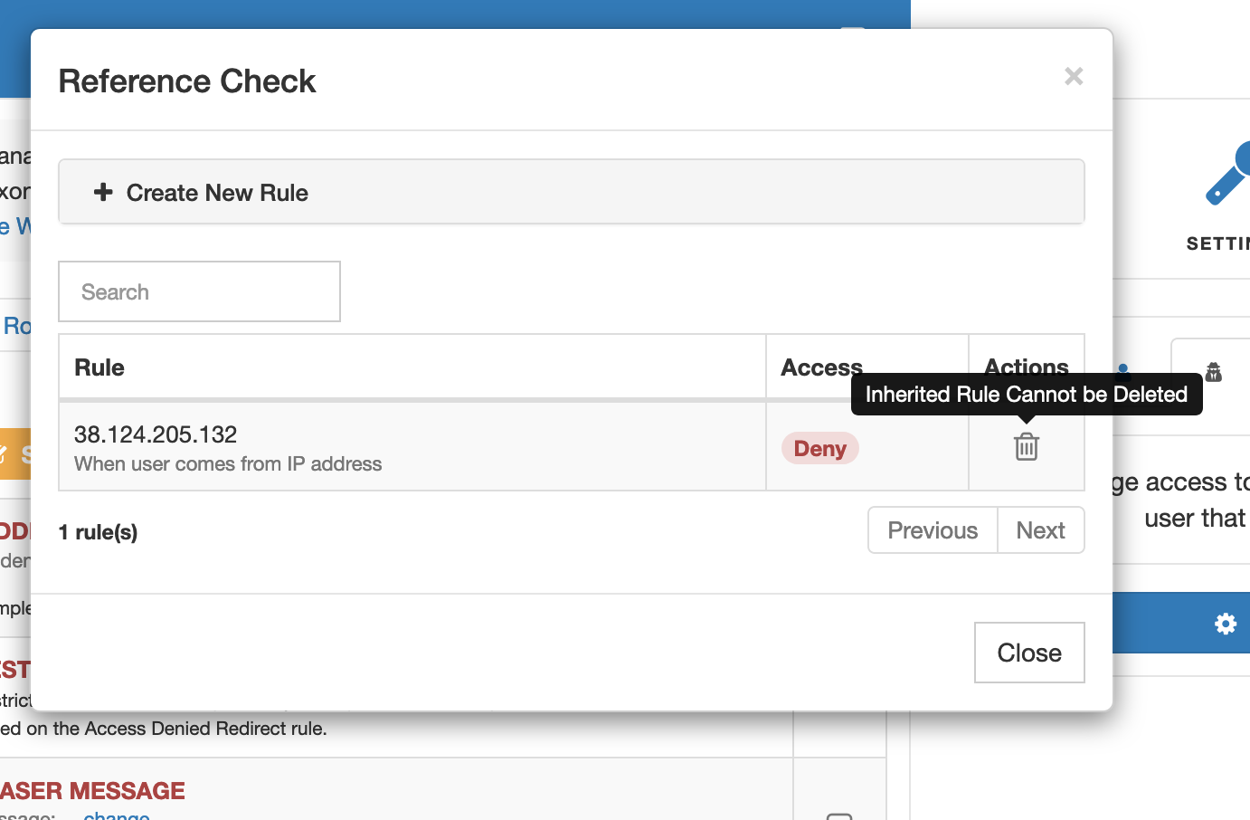 Ip Check Inherited Rule Cannot Be Deleted · Issue 116 · Aampluginadvanced Access Manager · Github