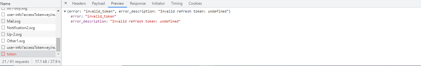 Invalid refresh token error (Error 401) while refreshing the session · Issue #1315 · damienbod ...