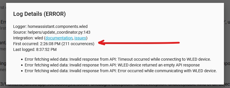 Connectivity and Stability Issues HA 108.3 and WLED 0.9.1n · Issue #843 · Aircoookie/WLED · GitHub