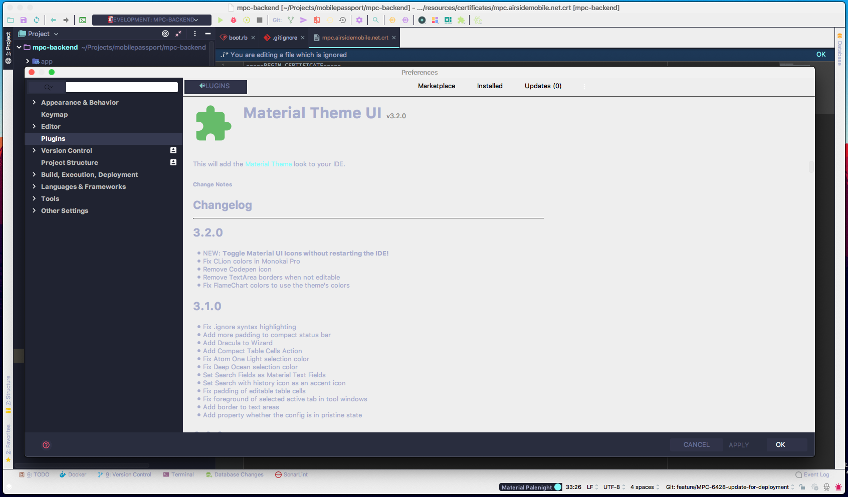 RIGHT CLICK DONT WORK · Issue #1082 · ChrisRM/material-theme-jetbrains · GitHub