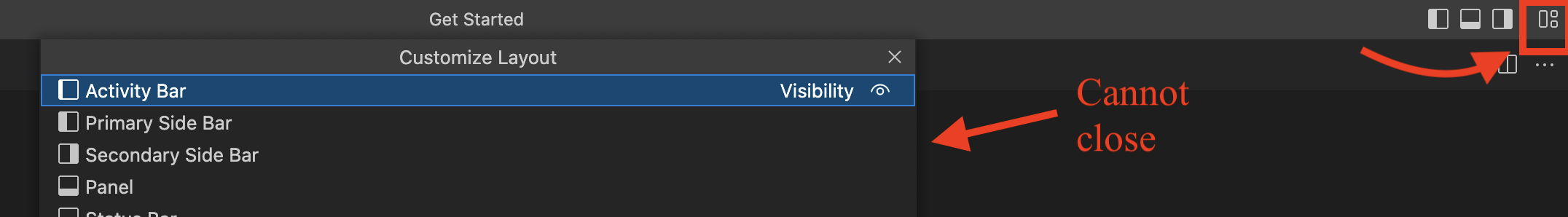 [Improvement] Close toggle for `Customize Layout` button when its open ...