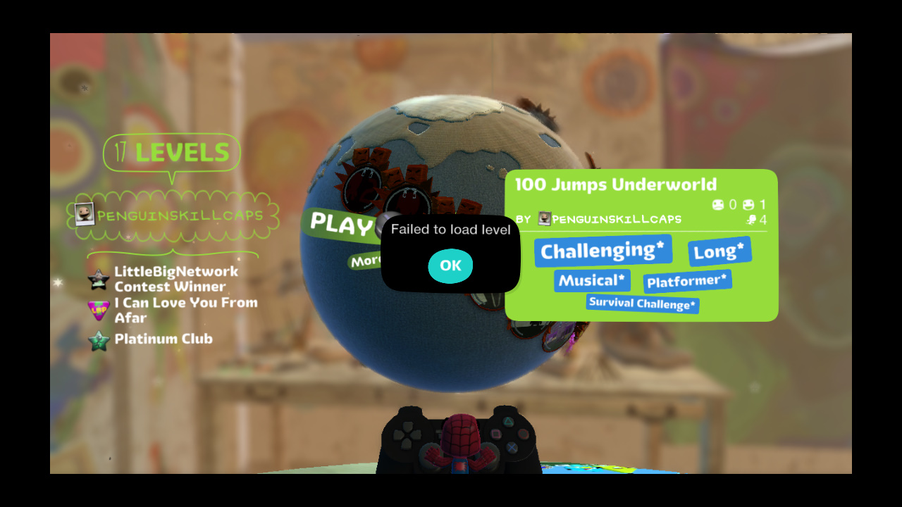 LBP2 levels not loading or able to be played · Issue #434 · LBPUnion ...