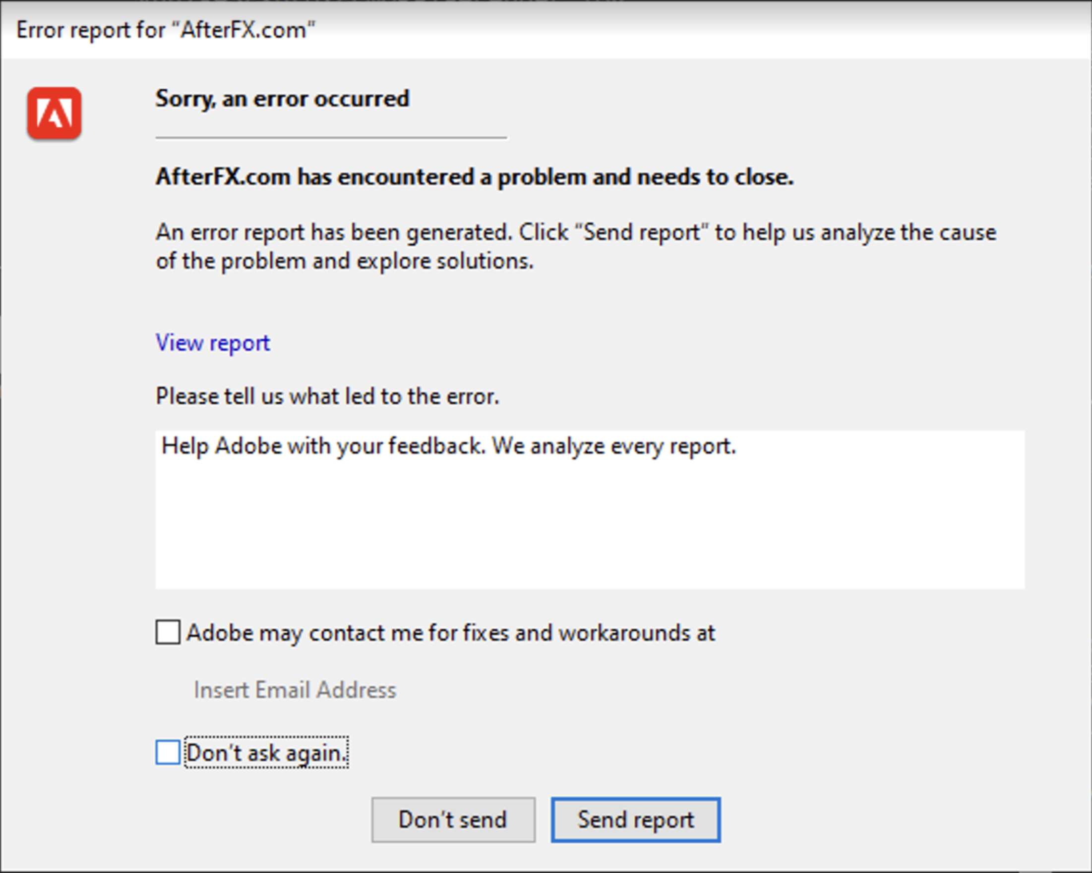 AfterFX.exe crashing with dialog · Issue #921 · inlife/nexrender · GitHub