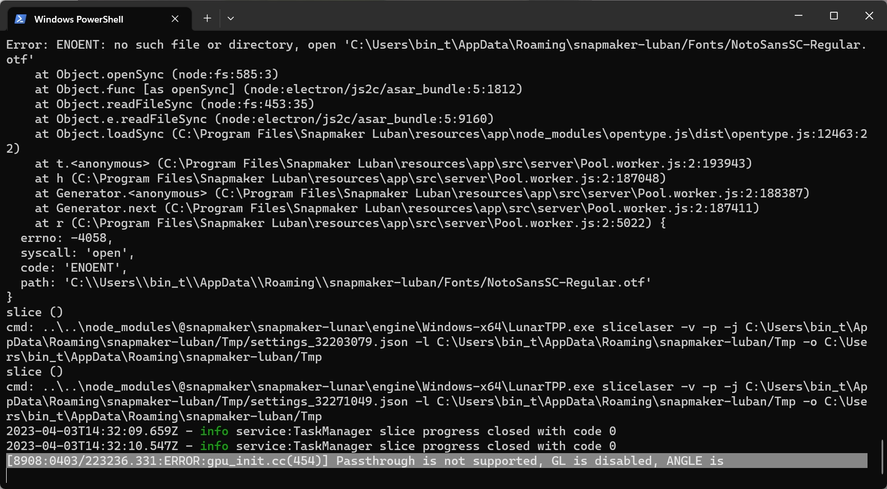 Bug: Laser Generate Toolpath Rendering Randomness Stuck · Issue #2110 · Snapmaker/Luban · GitHub