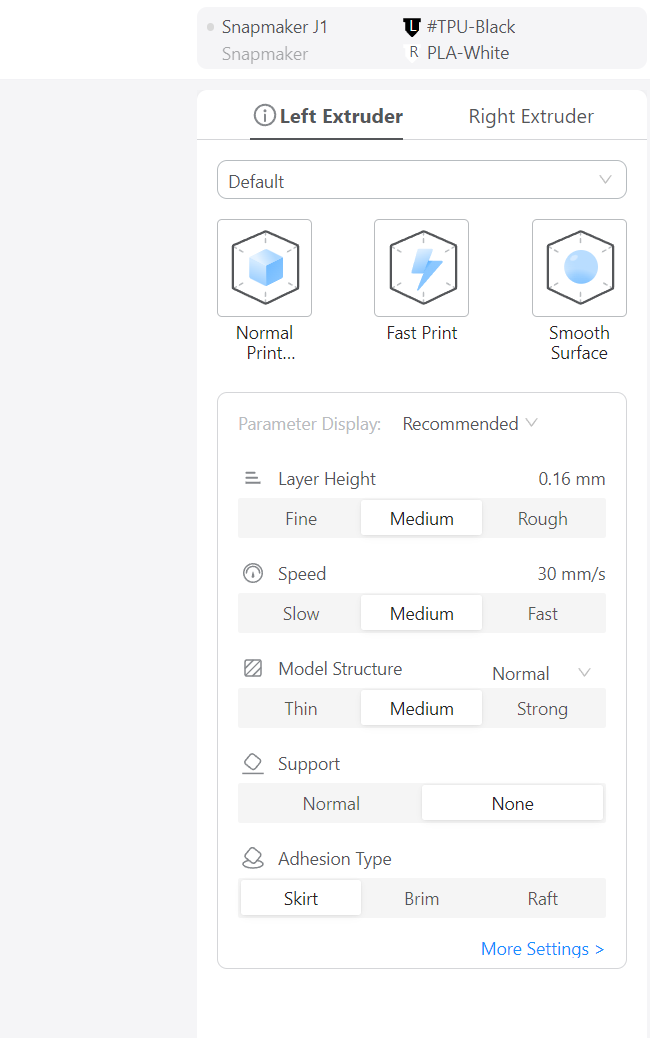 BUG: Can‘t select default preset in custom material · Issue #2194 · Snapmaker/Luban · GitHub