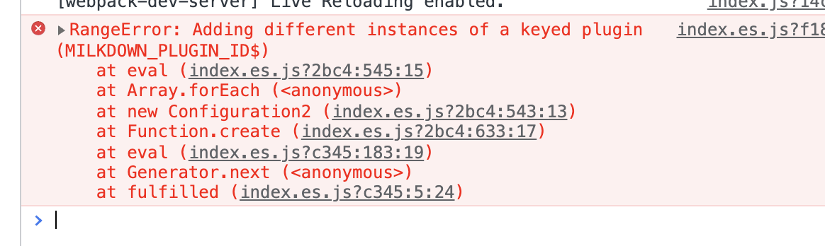 [Bug] · Issue #303 · Milkdown/milkdown · GitHub