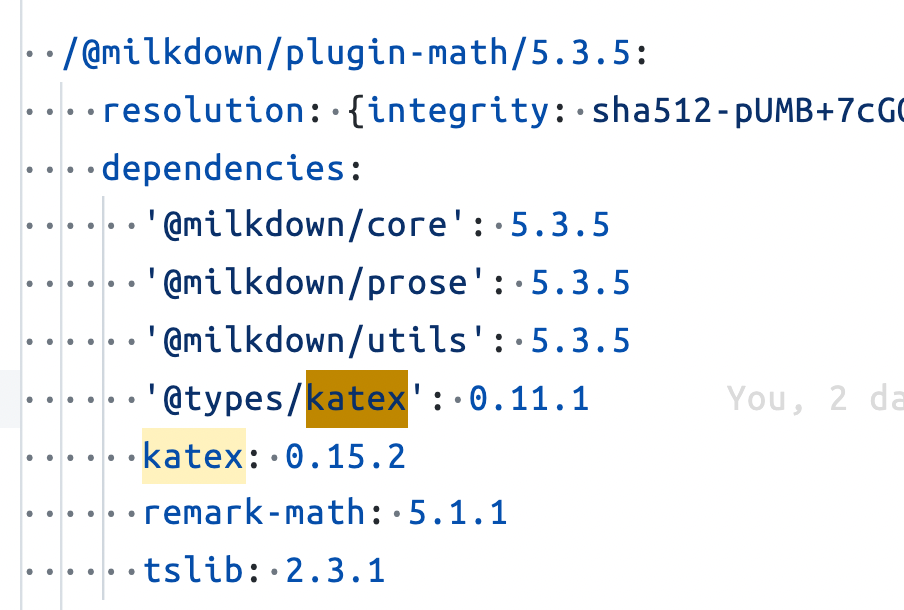 [Bug] @milkdown/plugin-math is required for @milkdown/plugin-tooltip ？ · Issue #307 · Milkdown ...