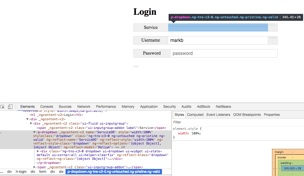 P Dropdown Styles Are Only Applied To Div · Issue 4537 · Primefaces 