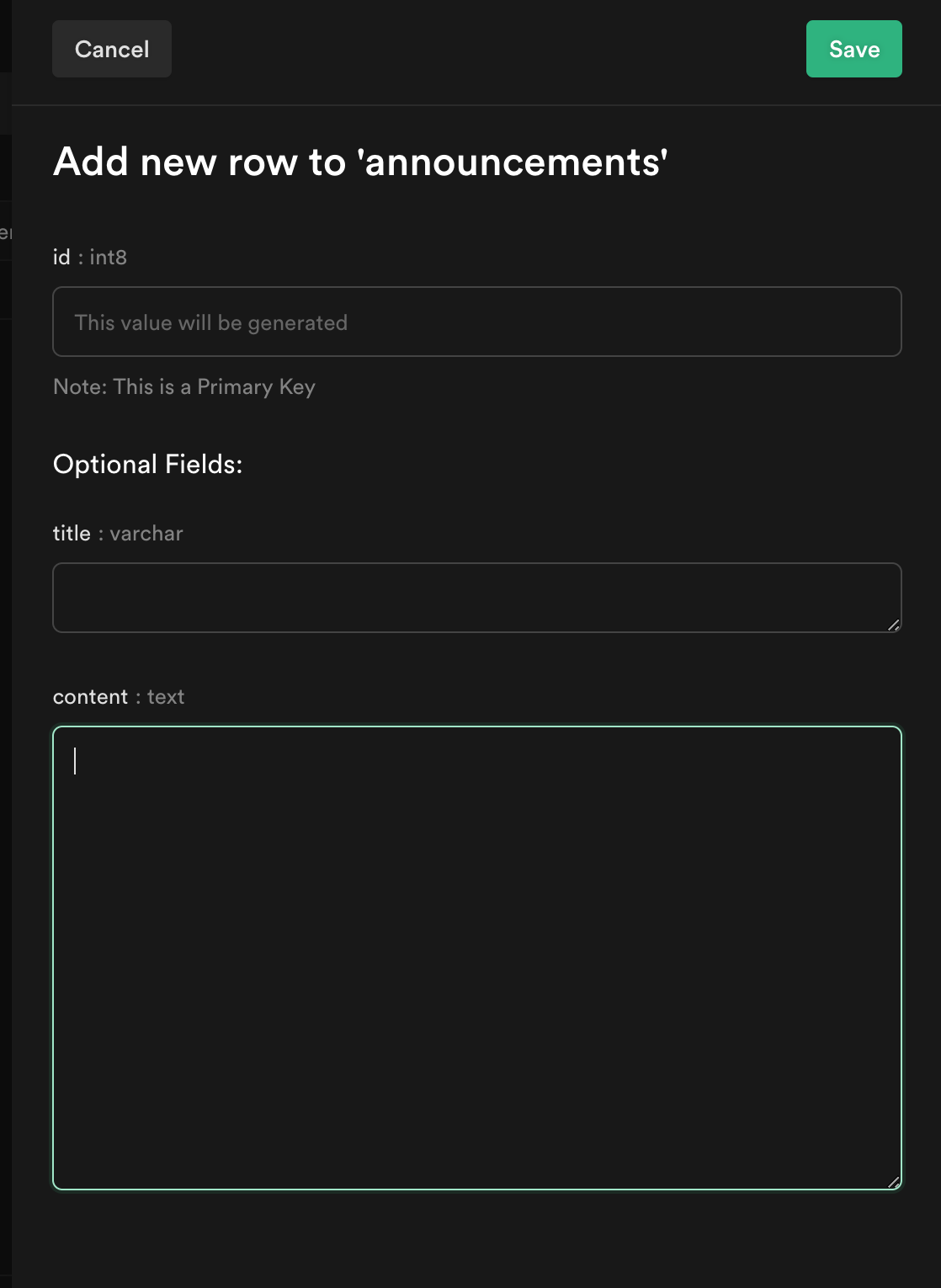 table edit text column should show as multiple rows · Issue #1694 · supabase/supabase · GitHub