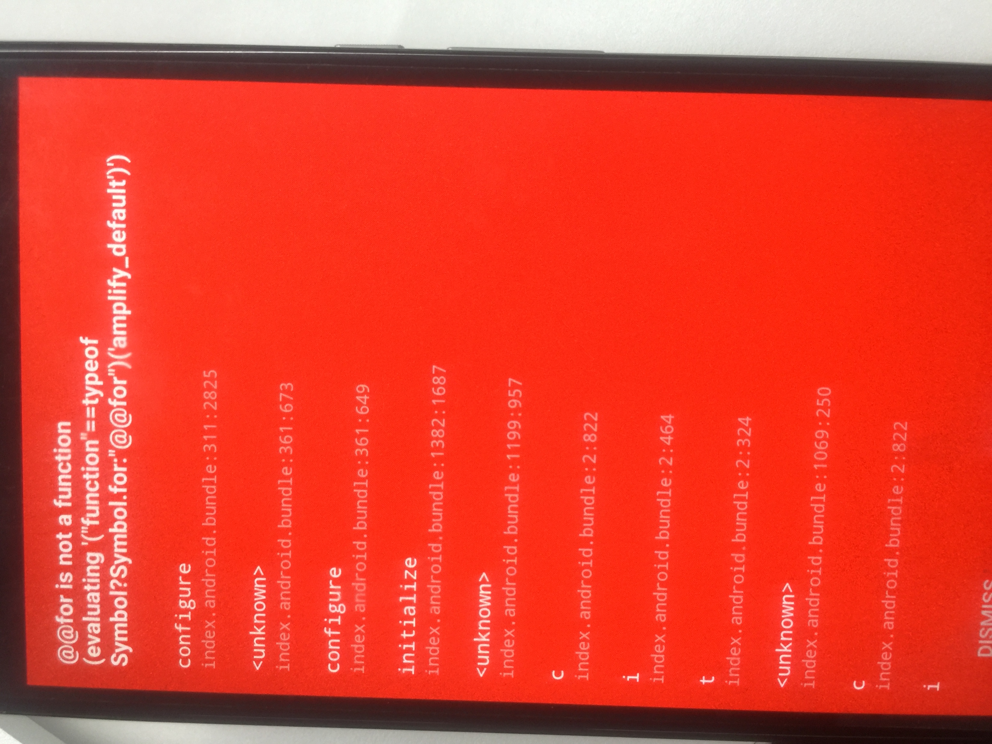 Android App Crashes By Throwing Typeerror For Is Not A Function 