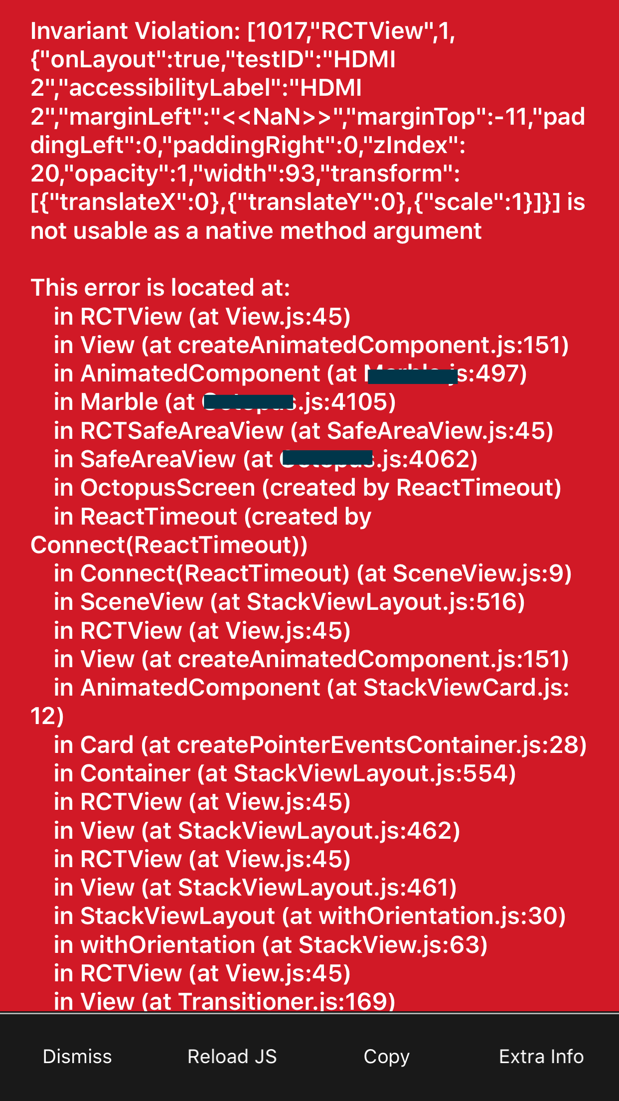 Invariant Violation Sylt Object Is Not Usable As A Native Method Argument · Issue 24982