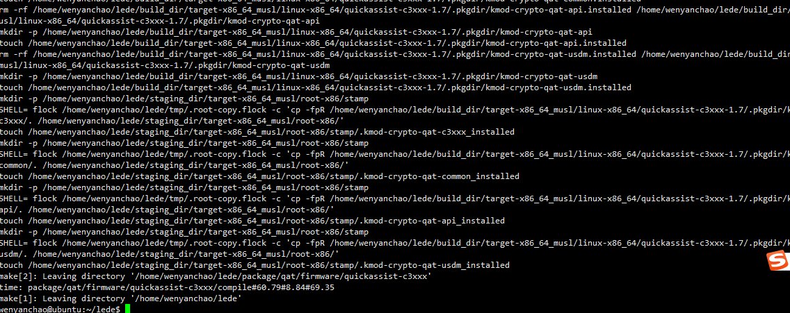 quickassist-c3xxx编译报错 · Issue #10735 · coolsnowwolf/lede · GitHub