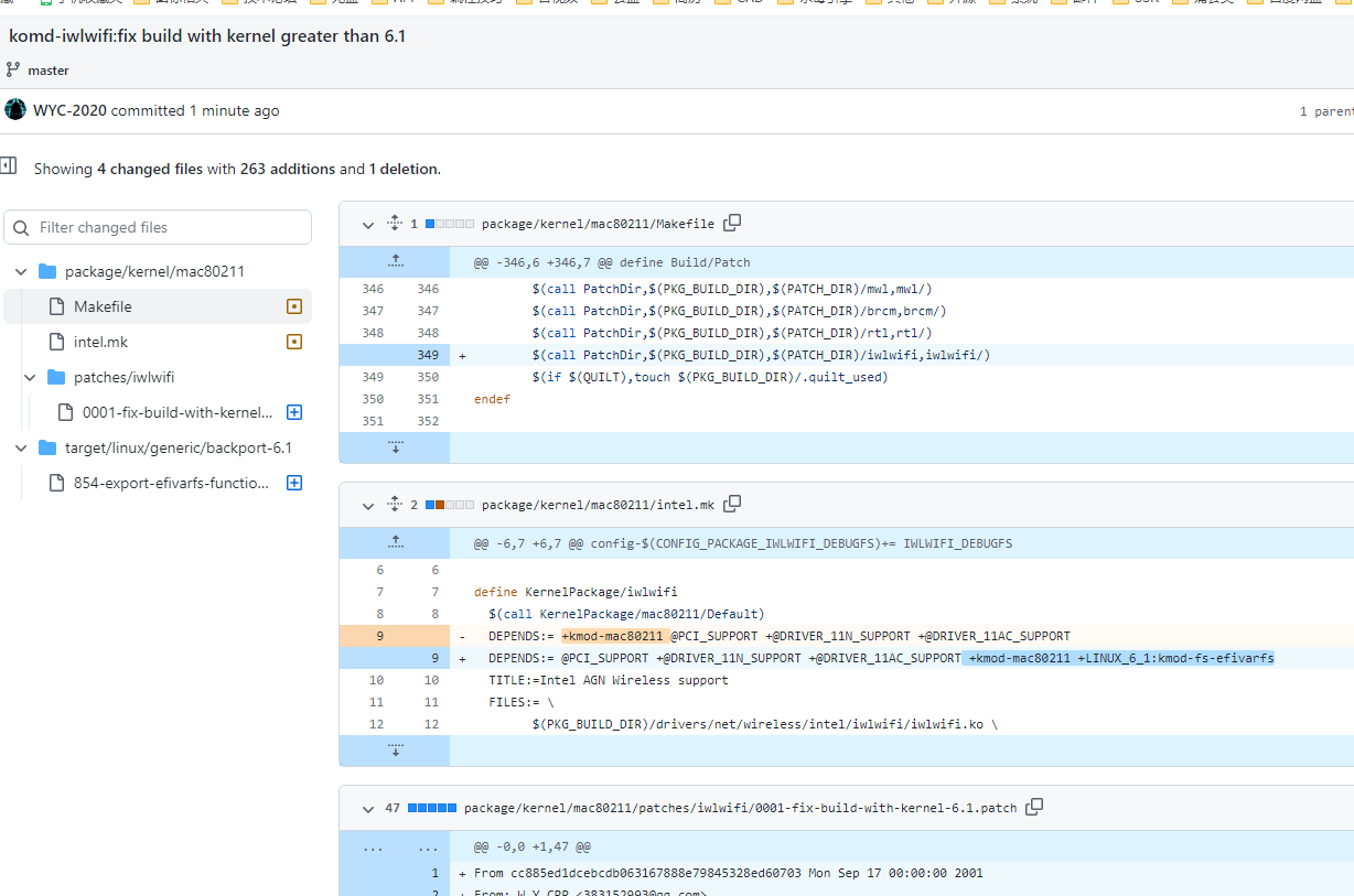 6 1版本不支持 Iwlwifi · Issue 10917 · Coolsnowwolf Lede · Github