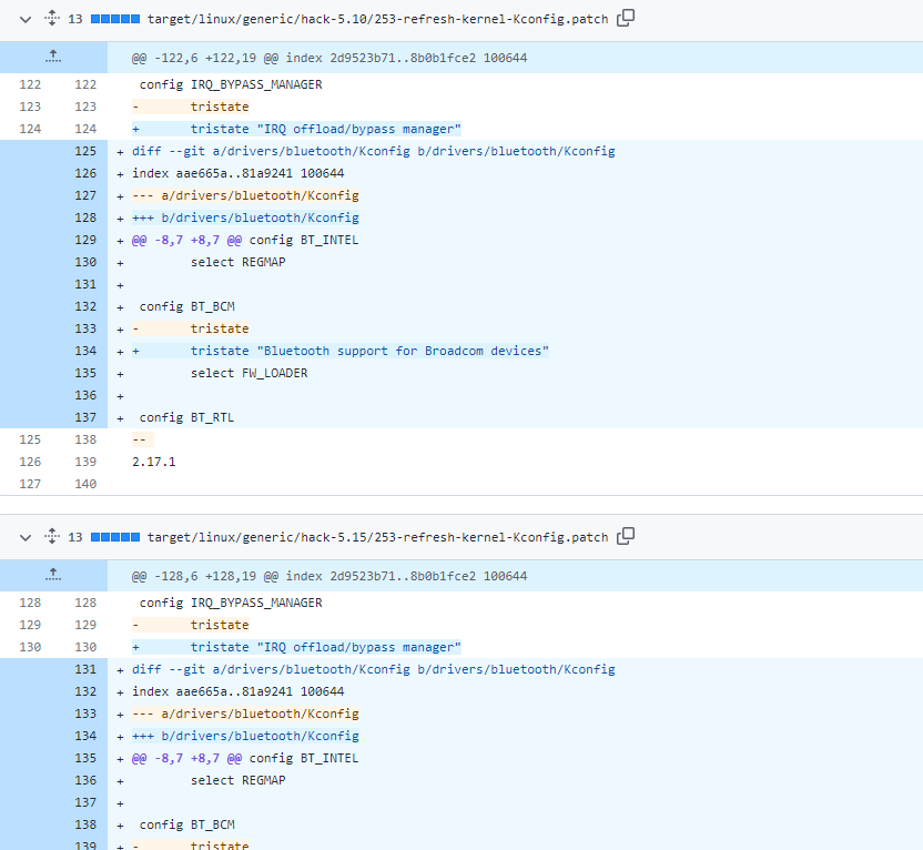 btbcm.ko' is missing · Issue #11019 · coolsnowwolf/lede · GitHub