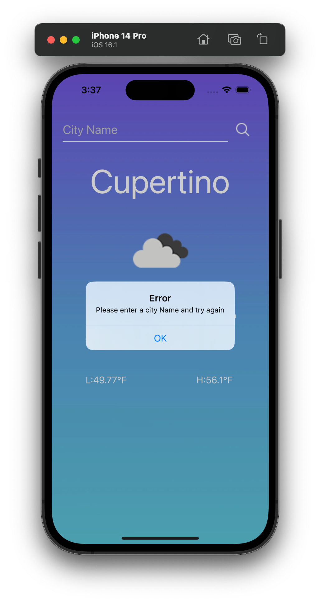 GitHub - NarenKonchada/WeatherApp