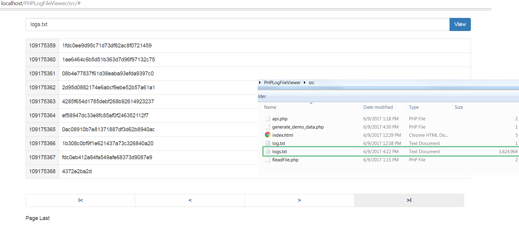 Github Ninjadevmaxphplogfileviewer A Php Ajax Log File Viewer