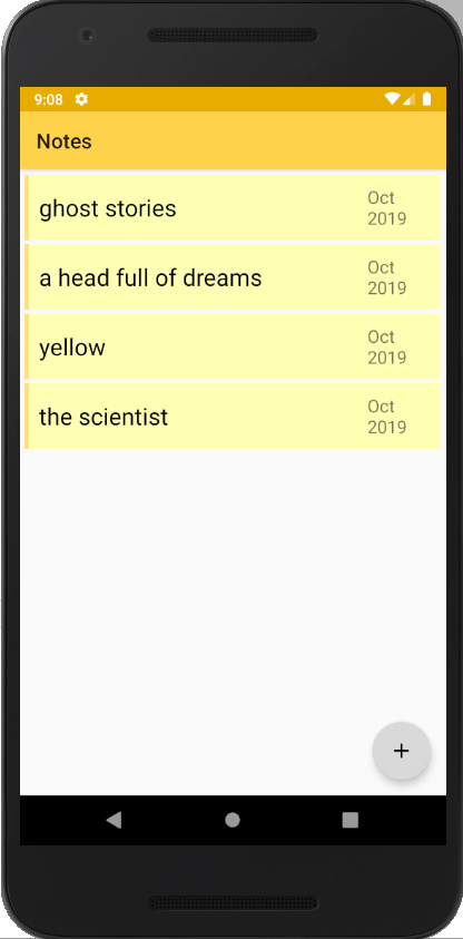 GitHub - hadyhefny/NoteKeeping: note taking application using sqlite ...