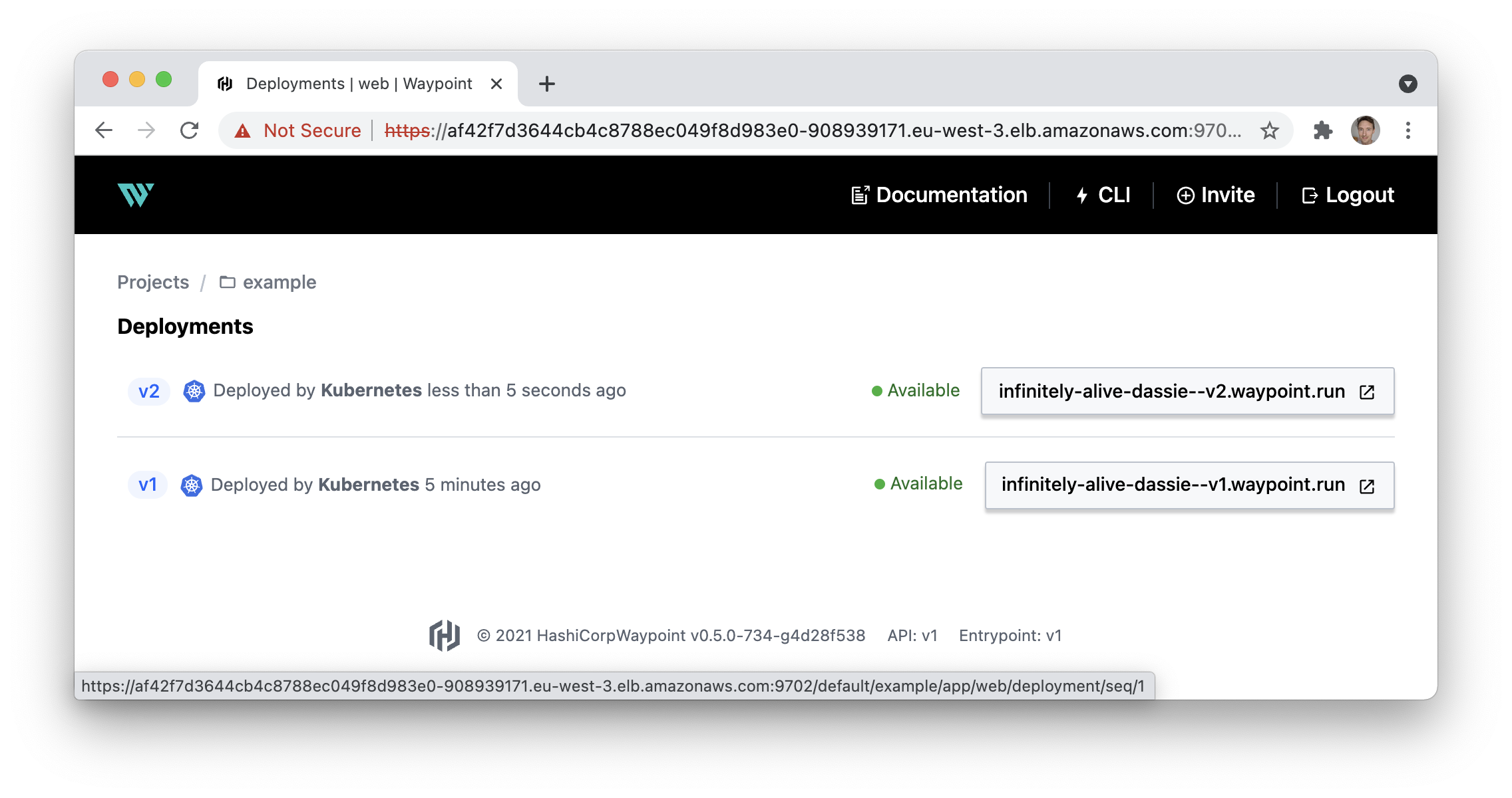 App header is missing on deployment list page · Issue #2377 · hashicorp/waypoint · GitHub