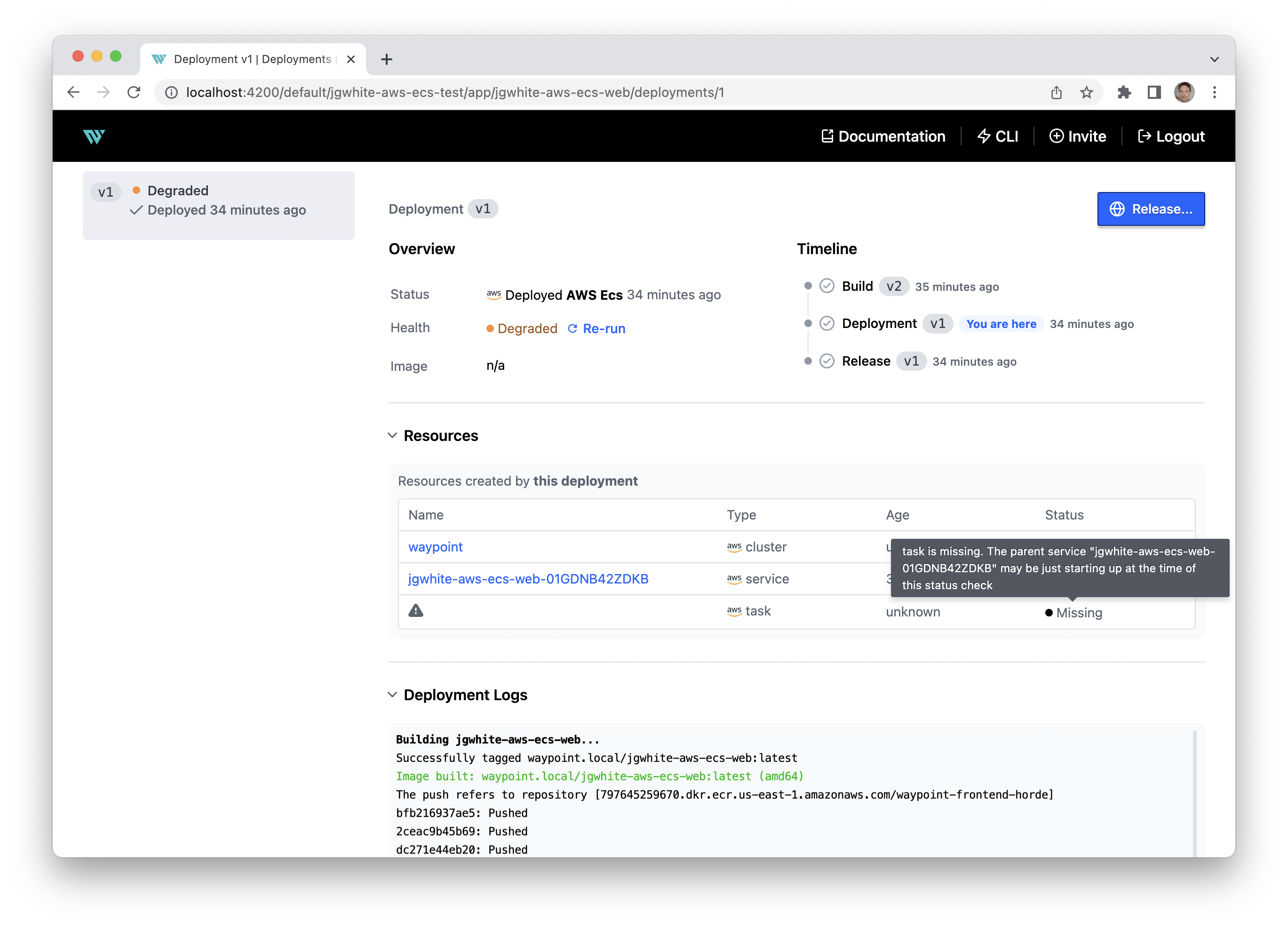 Missing resource ID in `aws-ecs` status report · Issue #3928 · hashicorp/waypoint · GitHub
