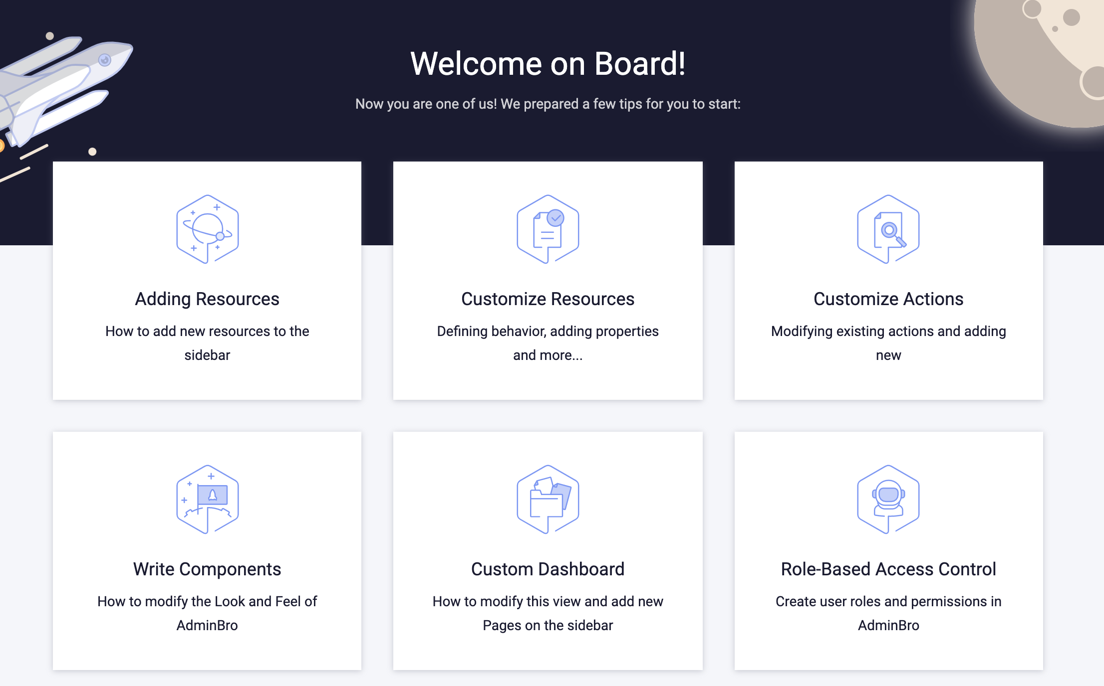 Dashboard Tutorial Links 404 · Issue #449 · SoftwareBrothers/adminjs · GitHub