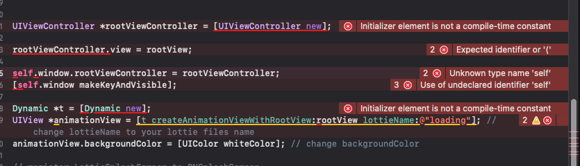 Getting Error in AppDelegate.m about the code mentioned in Plugin integration part. · Issue #20 ...