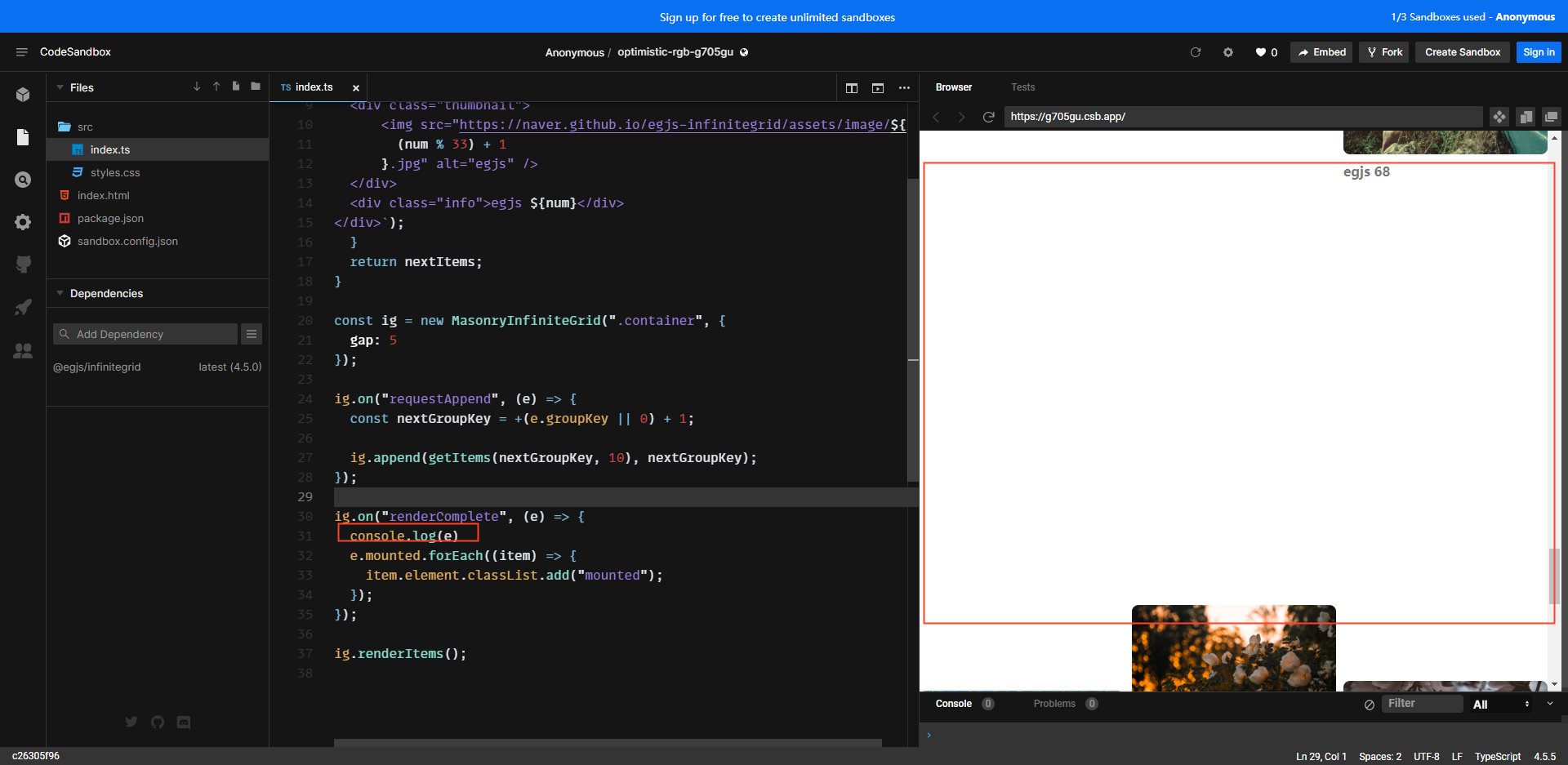 columnSize invalid · Issue #494 · naver/egjs-infinitegrid · GitHub